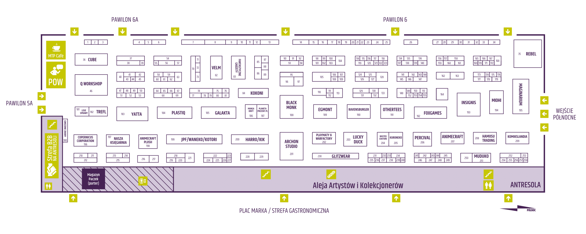 Mapy pawilonów Pyrkonu ⋆ Pyrkon Fantastyczne Miejsce Spotkań