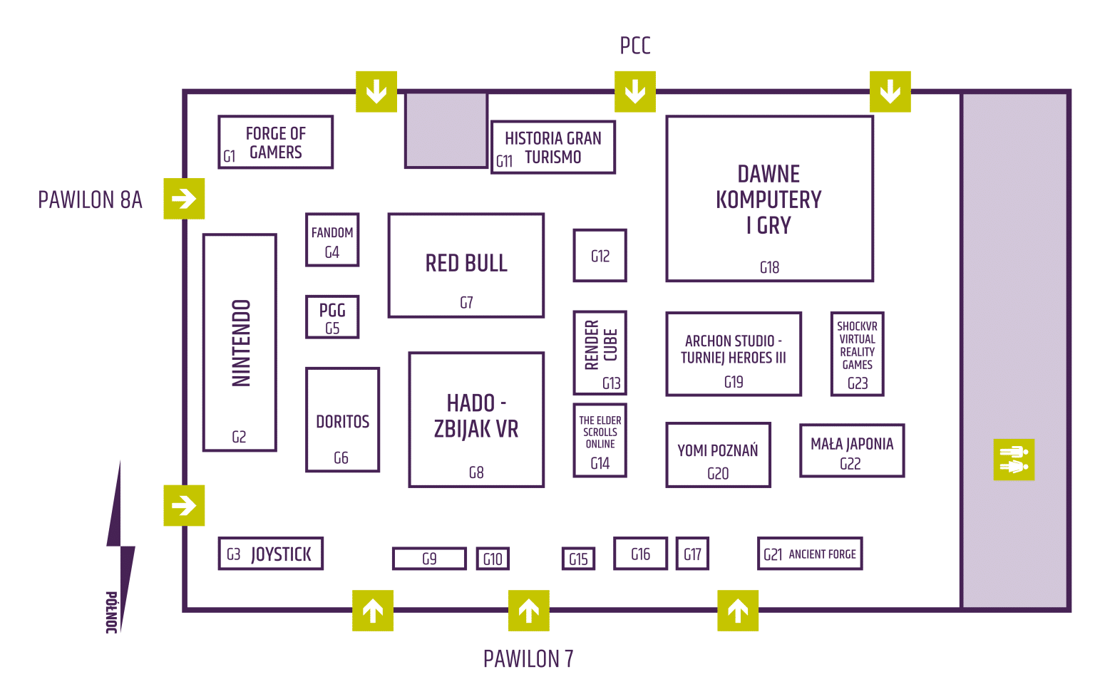 Mapy pawilonów Pyrkonu ⋆ Pyrkon Fantastyczne Miejsce Spotkań
