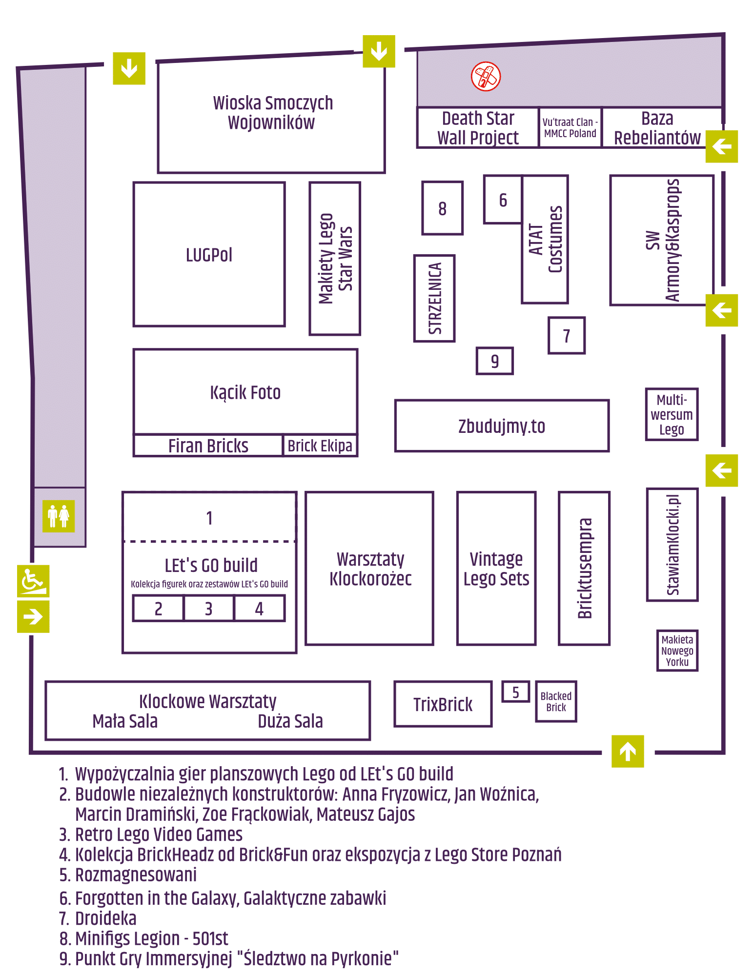 Mapy pawilonów Pyrkonu ⋆ Pyrkon Fantastyczne Miejsce Spotkań
